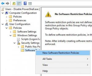 How to Disable PowerShell with Software Restriction Policies GPO - Expert-Advice.Org